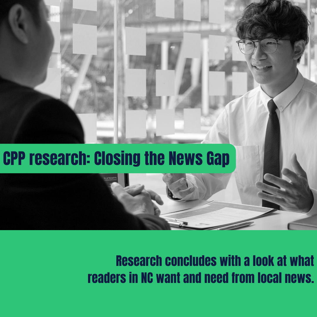 What the NC Connection findings report tells us about rural news needs ...