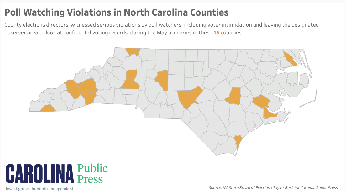 NC's poll watcher bill stirs debate: Will it secure elections or limit ...